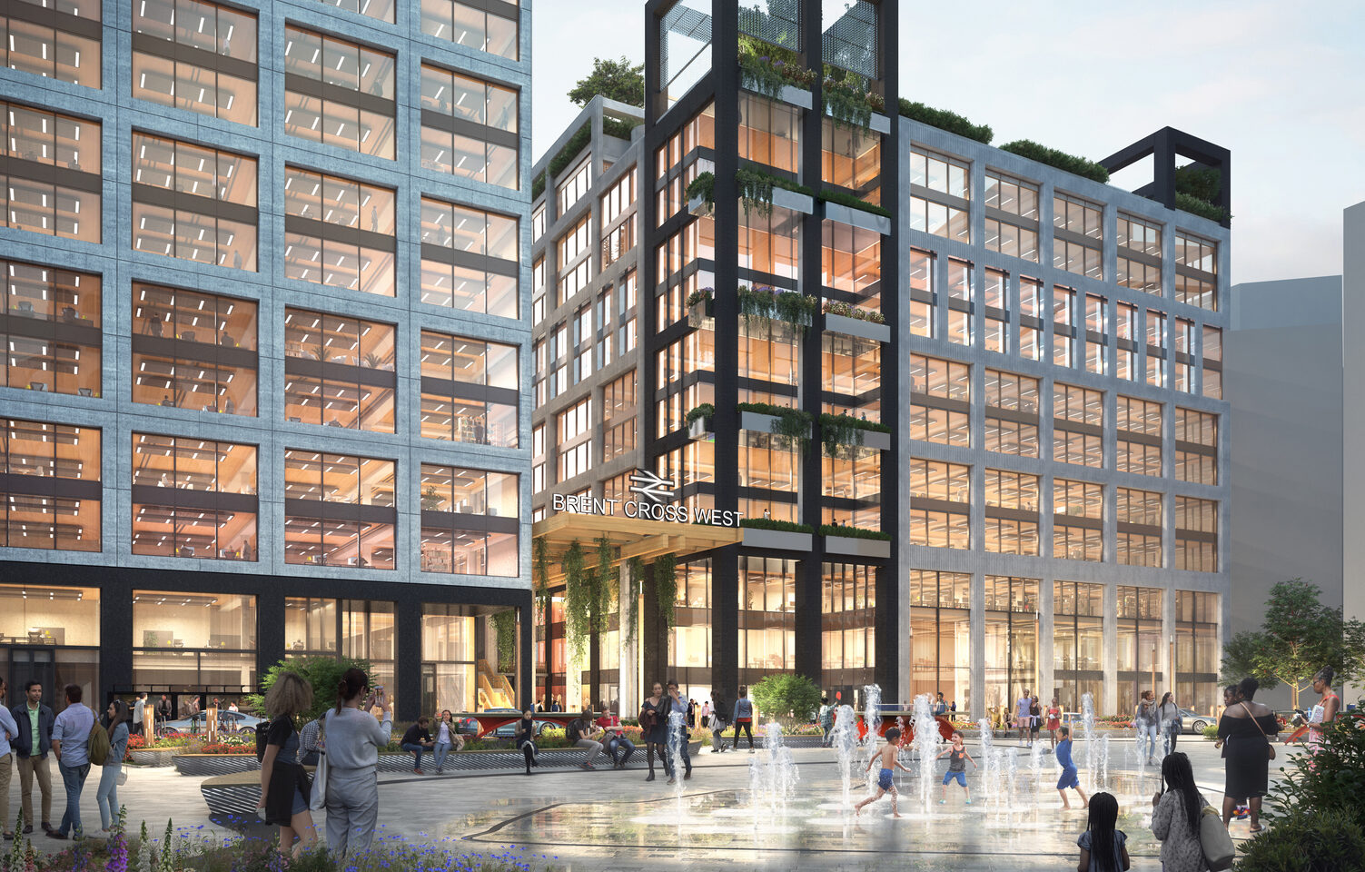 Argent Related unveils first office buildings at Brent Cross Town ...