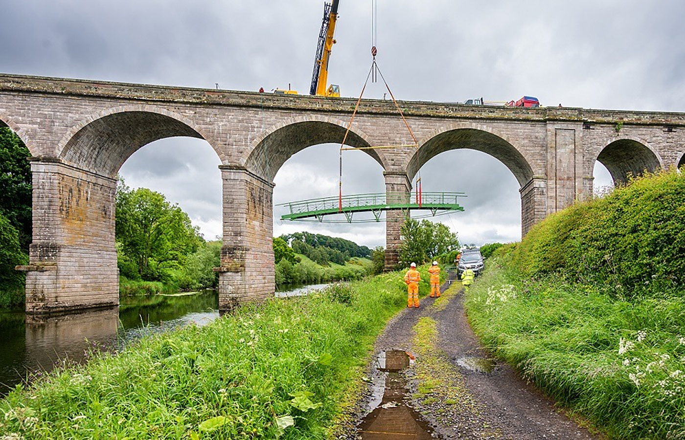 Film Captures Rare Victorian Footbridge Reinstalled After Extensive ...