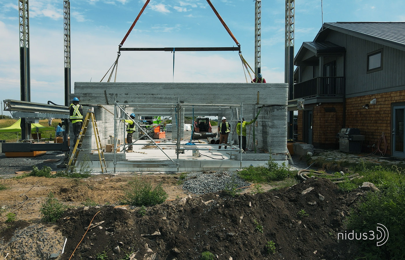 North America’s First 3D Printed 2-Story Building Erected by Nidus 3D ...