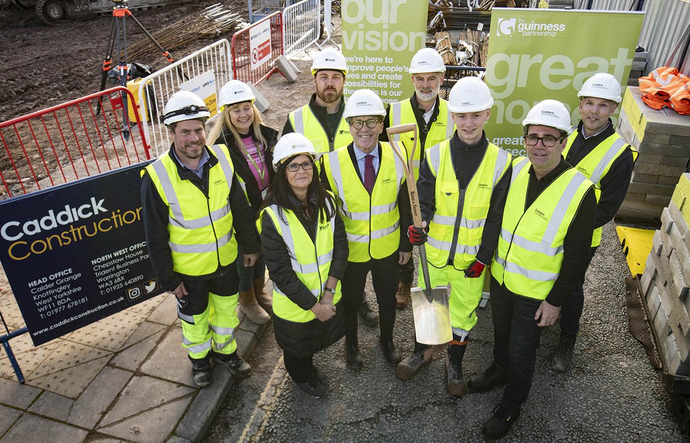 New Stockport Apartments Welcome Andy Burnham for First Spade in the ...