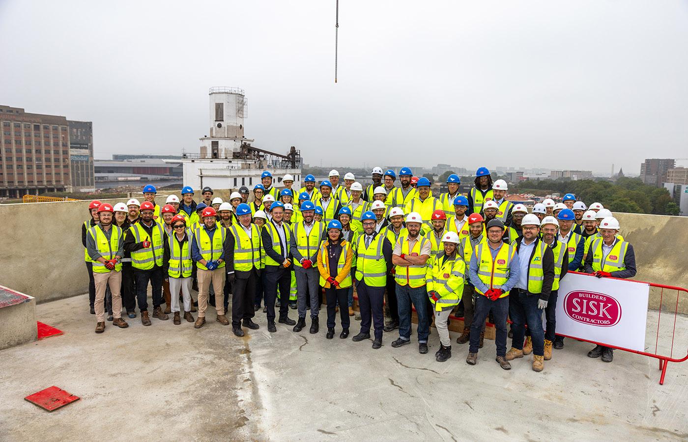 Sisk Achieves Milestone at Silvertown with Topping Out - Construction ...